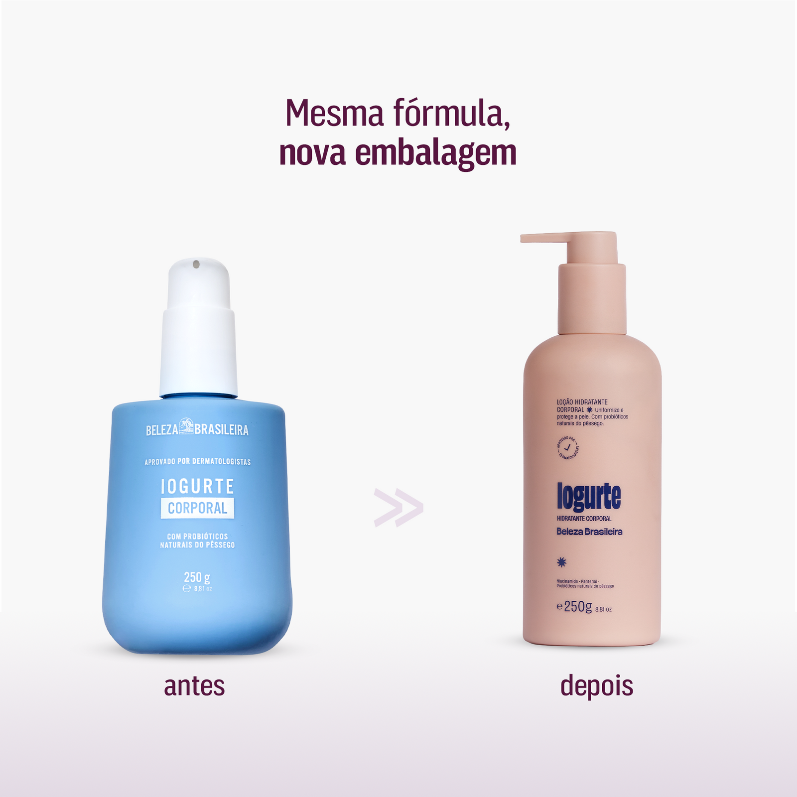 Iogurte Corporal Hidratante Leve e Refrescante | Beleza Brasileira